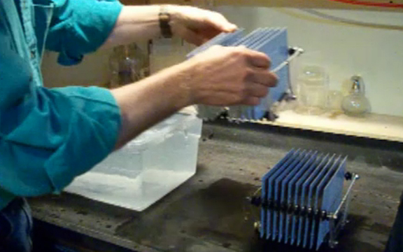 Using the Wet-Dry Rack